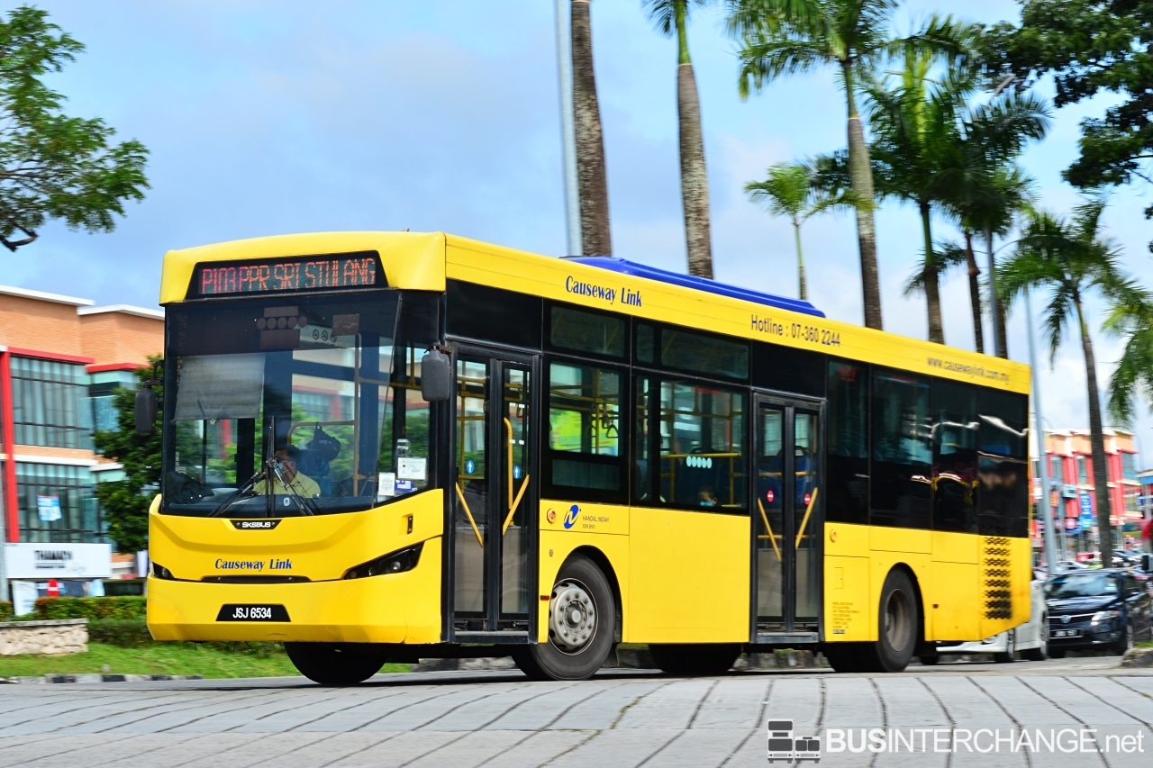 Bas Muafakat Johor P103: Larkin - PPR Sri Stulang | Bus Service ...